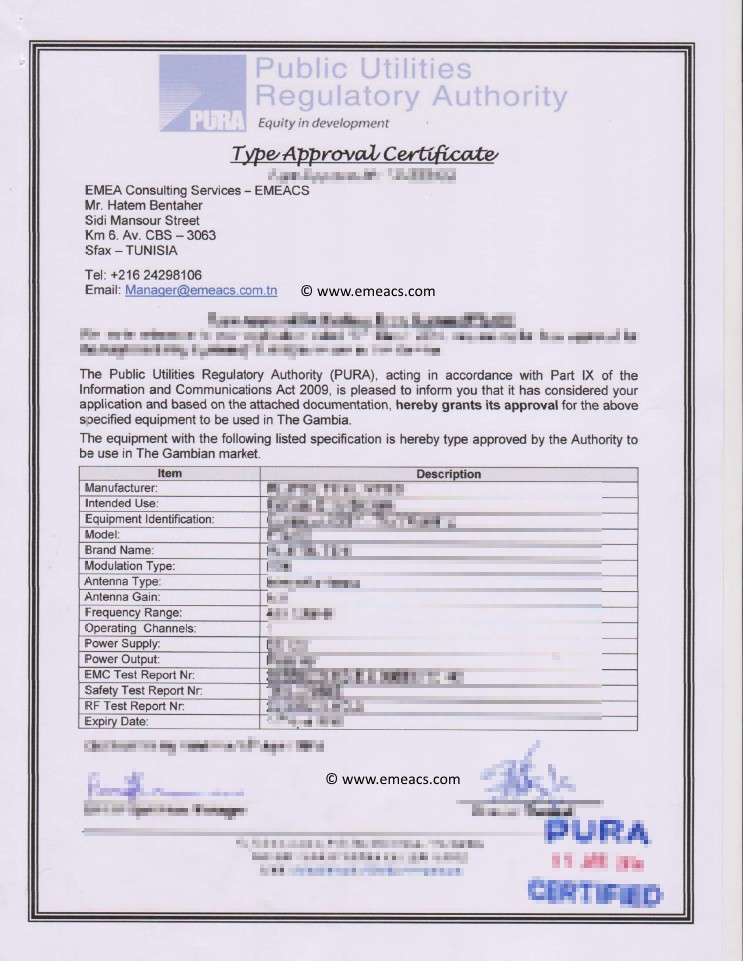 Certificates - CERTA Global Consulting